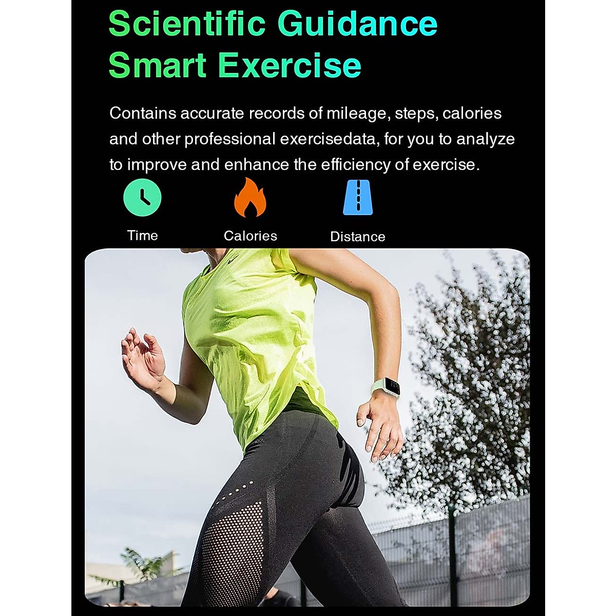 Wooull Smart Watch for Android iOS Phones Compatible with iPhone Samsung for Men Women Kids, 1.75'' Full Touchscreen Fitness Tracker Bluetooth Smartwatch with Call/SMS/Heart Rate/Pedometer (Black)