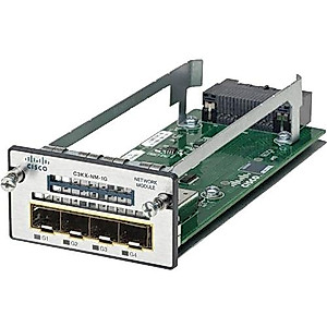 Cisco Catalyst C3KX-NM-10G 4 Port 10GbE SFP+ Network Expansion Module (Renewed)