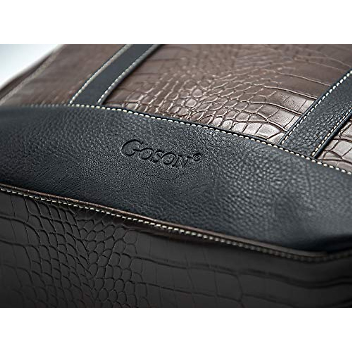 Goson Premium Crocodile Embossed PU Faux Leather Concealed Carry Purse Tote