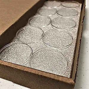 25 - Air-Tite H38 (38.1mm) Direct Fit Coin Holder Capsules for US Dollar (Morgan, Eisenhower, Peace, Trade)