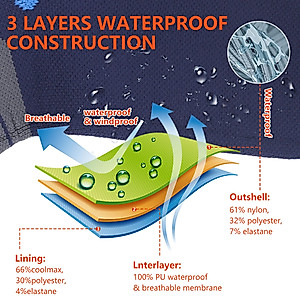 IZL waterproof Waterproof Socks, Womens Socks for Wading Fishing Neoprene Socks for Men Hiking Running Camping Trekking 1 Pair X-Small Navy Blue