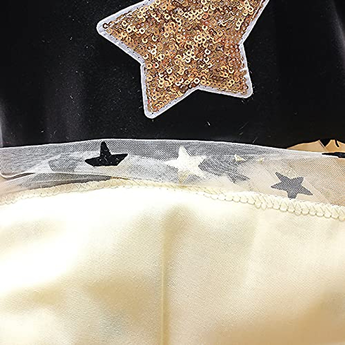 Kulywon Baby Kids Patterns Girls Sleeve Summer Dress Casual Short Girls Dress&Skirt Toddler Girls Dress (Black, 18-24 Months)