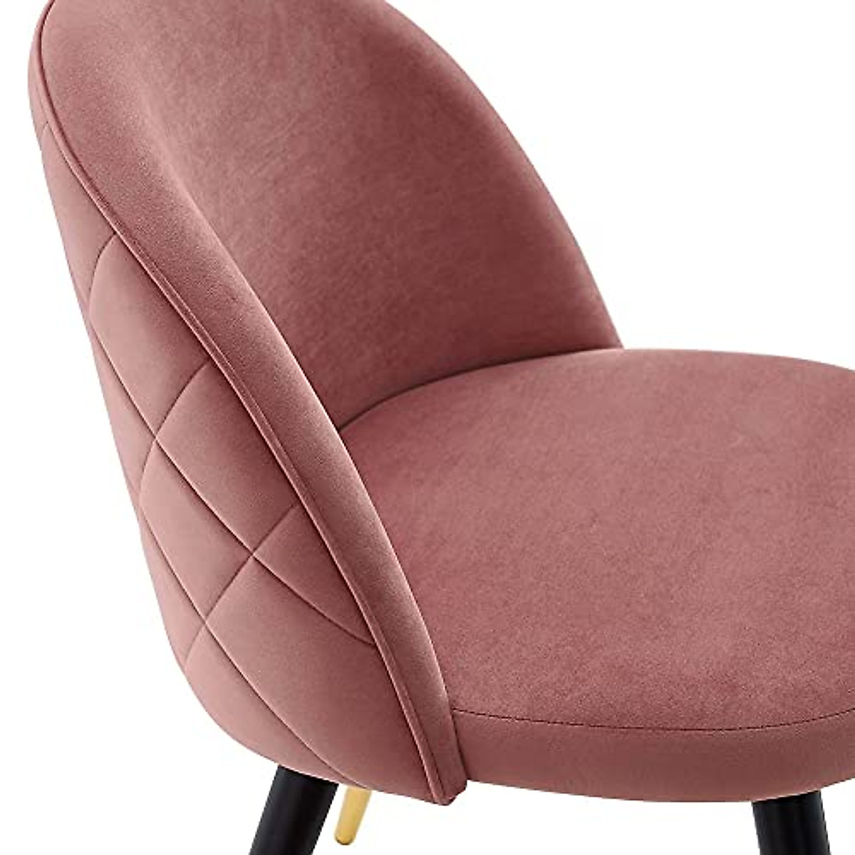 Modway Cordial Performance Velvet Accent Set of 2, Dining Chair, Dusty Rose