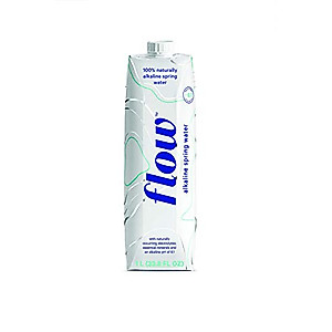 Flow Collagen Infused Watermelon Flavored Water - 100% Natural Spring Water With Liquid Collagen - Keto-Friendly, Paleo-Friendly And Gluten-Free. 6 Pack of 33.8 FL Bottles