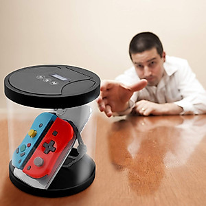 JRing Time Locking Box Timed Lock Storage Container Pantry Self-control Timer Locker for Phone Snacks Food Medicines Credit Card Alcohol Gaming Machine or Other Addictive(Black)