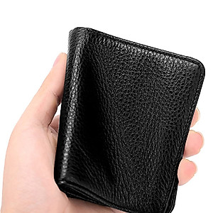 Dicihaya Female Small Wallets Coin Purse Mini Genuine Leather Wallet Bifold Pouch Multiple Cards Holder