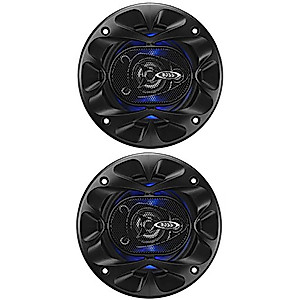 BOSS Audio Systems BE423 4 Inch Car Speakers - 225 Watts of Power Per Pair, 112.5 Watts Each, Full Range, 3 Way, Sold in Pairs