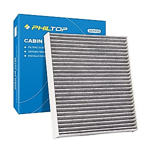 PHILTOP Cabin Air Filter, Replacement for CF12157, Camry, RAV4, Corolla, RX350, Prius, ES350, Avalon, CX-9, ES300h, RX450h, highlander, etc, Premium Cabin Filter with Activated Carbon Filter