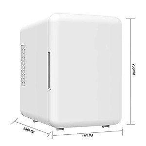 YAARN Small Fridge for Bedroom Cosmetics Beauty Mini Refrigerator 10L Facial Mask Perfume Refrigeration Preservation Mini Mirror