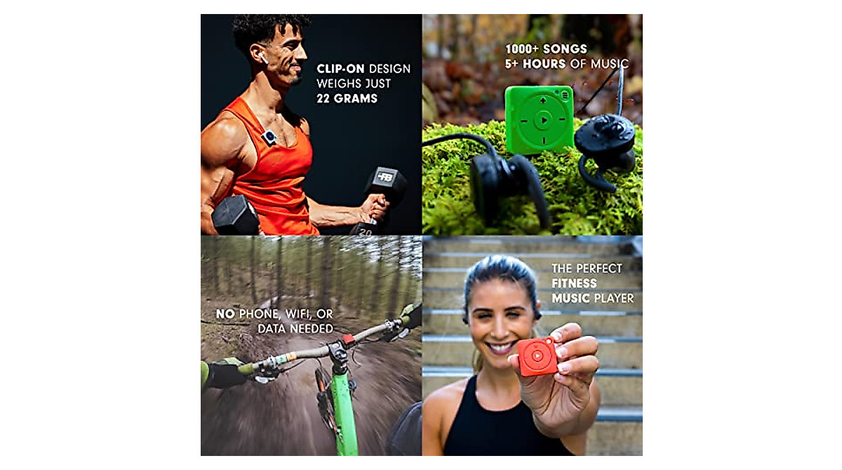 Mighty Vibe Bluetooth Music Player - 1000+ Songs, No Phone Needed