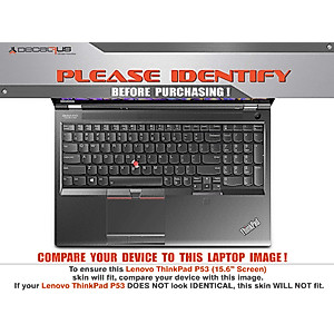 Decalrus - Protective Decal Space Skin Sticker for Lenovo ThinkPad P53 (15.6" Screen) case Cover wrap LEthnkpd15_P53-151
