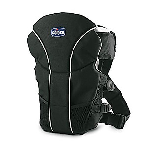 Chicco UltraSoft 2-in-1 Infant Carrier, Baby Carrier for Newborns and Infants between 7.5 to 25 Pounds, Vented Lining, Mesh Side Panels, Black