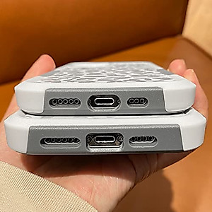 Burmcey for iPhone 14 Pro Max Case White Leopard Light Gray, Cheetah Print Heavy Duty Tough Rugged Full Body Protection Shockproof Protective Women Girls Case for iPhone 14 Pro Max 6.7'' 2022