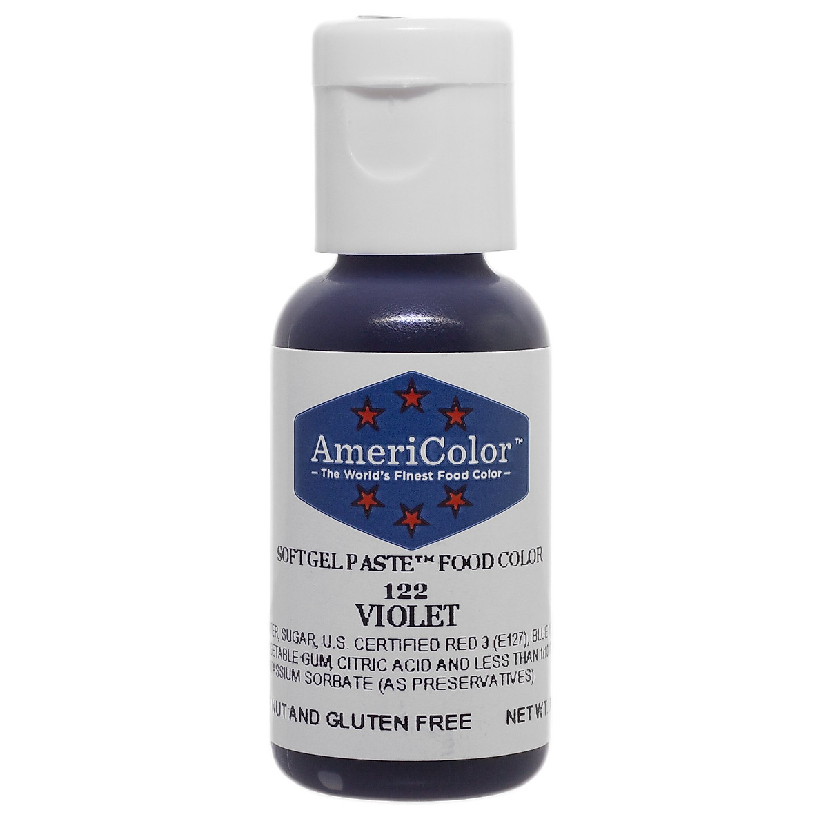 Americolor Soft Gel Paste Food Color, 75-Ounce, Violet