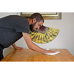 GREEN LIFESTYLE Terry Kitchen Bar Mops Kitchen Towel 12 Pack, Pure Cotton White Dish Cloths, Rags, Restaurant Cleaning Towels Ring Spun 100% Cotton, 16x19 inches