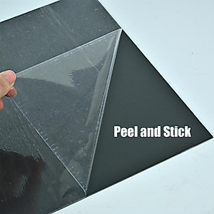 Euventyles Peel and Stick Floor Tiles 20 Pcs 12x12'' Self Adhesive Vinyl Flooring Waterproof Bathroom Glossy Stone Look Sticky Tiles