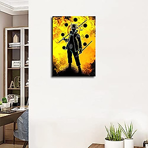 Anime Posters Anime Canvas Wall Art for Room Anime Wall Decor for Bedroom (Naruto 3,12×18 inch-No Framed)