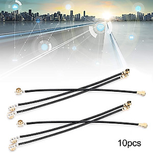 753 10Pcs IPEX4 MH4 Gen4 UFL Female to IPEX1 Cable, IPEX-4 IPEX MHF4 Gen4 UFL Female to IPEX-1 Connector for AX200/9260 8265
