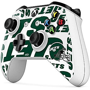 Skinit Decal Gaming Skin Compatible with Xbox One S Controller - Officially Licensed NFL New York Jets - Blast Alternate Design