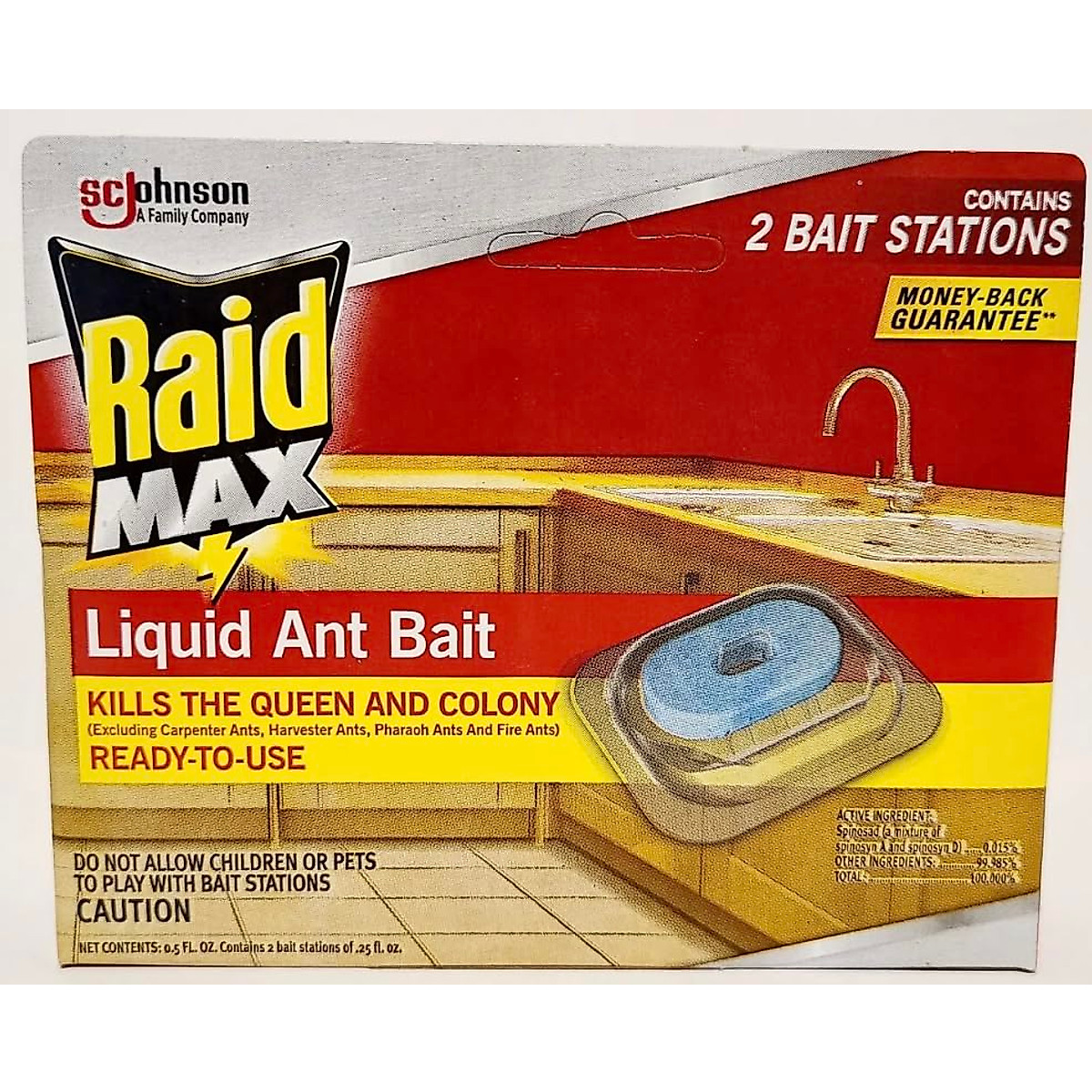 Raid Max 2 Count Liquid Ant Baits 6 Count