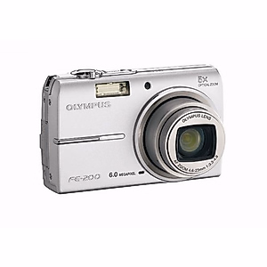 OM SYSTEM OLYMPUS FE-200 6MP Digital Camera with Digital Image Stabilized 5x Optical Zoom