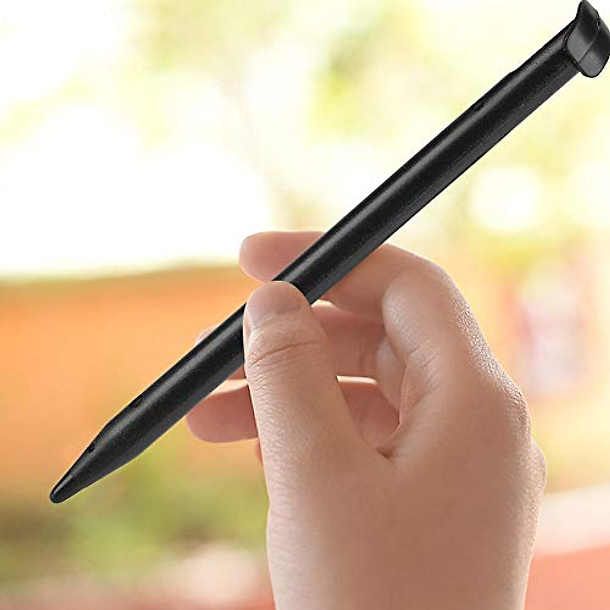 Touch Pen, Ergonomic Design Stylus, 10 Pcs a Pack Nontoxic and Safe to Use for New 3DS XL Console (Black)