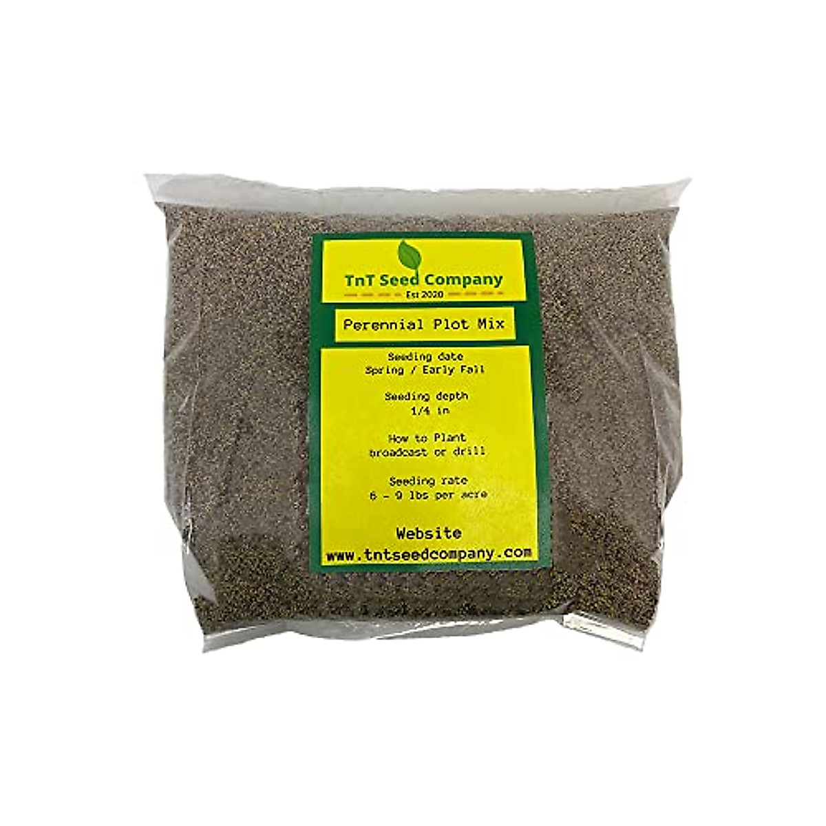 4 LB Clover and Alfalfa Deer Food Plot Mix - 3 Species Mix -Seeds Over 1/2 Acre