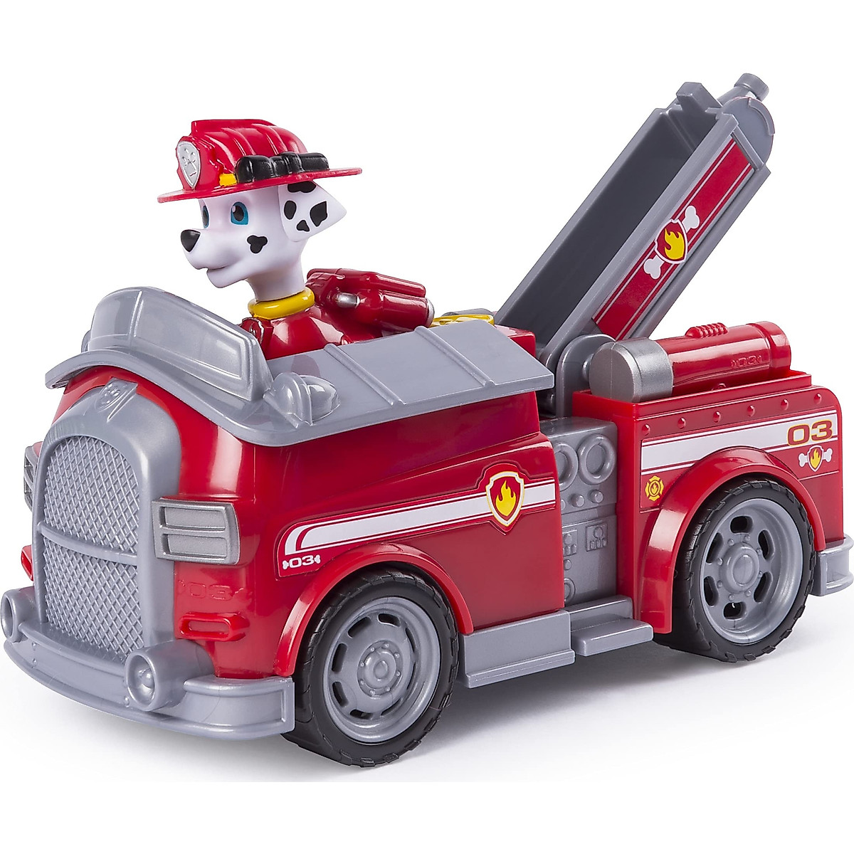 Paw Patrol Marshall's Transforming Fire Truck with Pop-Out Water Cannons, for Ages 3 and Up