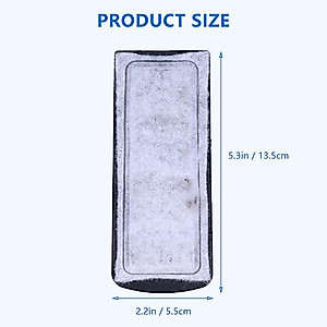 Watris Veiyi Fish Tank Filter Cartridge, 6Pcs Aquarium Filter Cotton Replacement, Wall Mounted Filter Accessory Cartridge Carbon Supplies