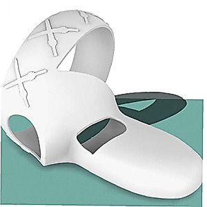 Grip Cover for Oculus Quest 2 Touch Controller Grip Accessories Anti-Throw Handle Protective Sleeve with Adjustable Hand Strap (White 1 Pair)