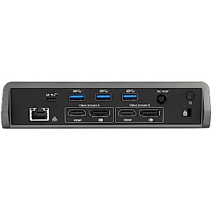 Targus USB-C Universal Dual Video 4K Laptop Docking Station with Charging Power, Audio, 4 USB Ports for PC, Mac, Android (DOCK180USZ) (Renewed)