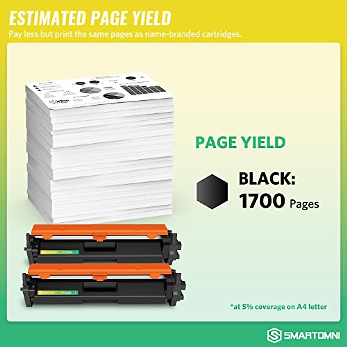 S SMARTOMNI 30A CF230A Toner Cartridge Compatible Replacement for HP 30A CF230A 30X CF230X Black Toner Use for HP Pro M203d M203dn M203dw MFP M227fdn M227fdw M227sdn (2 Pack)