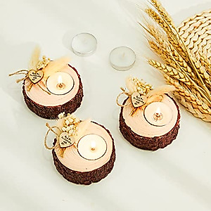 100 Pcs Wedding Favor Candle Holders Bridal Shower Favors Candles Rustic Wedding Favors Wedding Souvenirs for Guest Gifts Wedding Party Favors Wedding Decorations