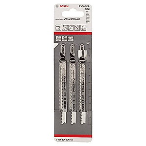 Bosch 2608636736 Jigsaw Blade T308 Bfp 3 Pcs