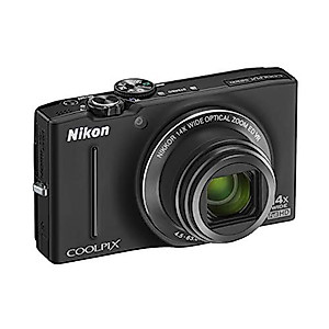 Nikon COOLPIX S8200 16.1 MP CMOS Digital Camera with 14x Optical Zoom NIKKOR ED Glass Lens and Full HD 1080p Video (Black) (Discontinued by Manufacturer) (Renewed)