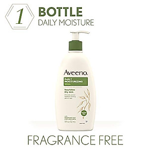 Aveeno Daily Moisturizing Body Lotion, 18 fl. Oz and Aveeno Therapeutic Shave Gel, 7 oz.