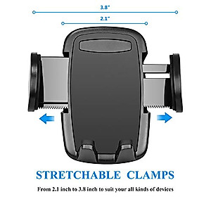 Njjex Car Phone Mount Holder for Samsung Galaxy Note 20 Ultra S22+ S21 FE 5G S20+ S10 A53 A13 A03s A02s A12 A32 A42 A52 iPhone 14 Pro Max 13 12 11 Xs Xr 8 7 Air Vent Car Mount Cell Phone Holder Cradle