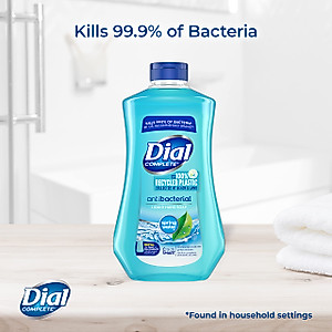 Dial Complete Antibacterial Liquid Hand Soap Refill, Spring Water, 32 fl oz
