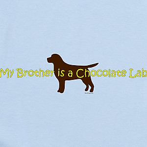 CafePress My Brother is A Chocolate Lab Long Sleeve Infant B Unisex Long Sleeve Baby Bodysuit Infant Romper