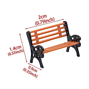 YZ87 10pcs Park Benches Model Train HO TT 1:87 Bench Chair Settee Railway Layout New