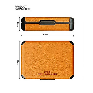 Storage Box for iq-os Heets and Accessories, PU Leather Case Traveling Cover Protective Pouch Bag (Black)