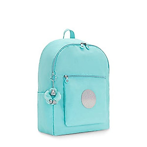Kipling Women's Chuwy Backpack, Lightweight, Compact, Stylish, Bag, Fresh Teal Hologram, Medium