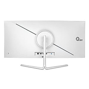 Qian 30" Ultra Wide FHD 1080P Curved Computer Monitor,100 Hz VA Panel Office Monitor, 21:9 Aspect Ratio,178°Viewing Angle,16.7M Display Colors,Framless AMD Freesync GSync,Tilt Adjustable