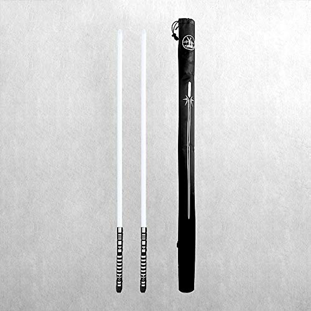 YDDSABER Lightsaber and Carrying Bag, RGB 16 Colors Changing Metal Aluminum Hilt, Ghost Premium Force FX Black Series Light Saber with 3 Mode Sound,for Adults, Support Real Heavy Dueling