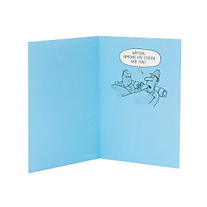 UK Greetings Funny Birthday Card - Birthday Card for Him - Featuring Sherlock Holmes and Dr Watson,green|red|blue