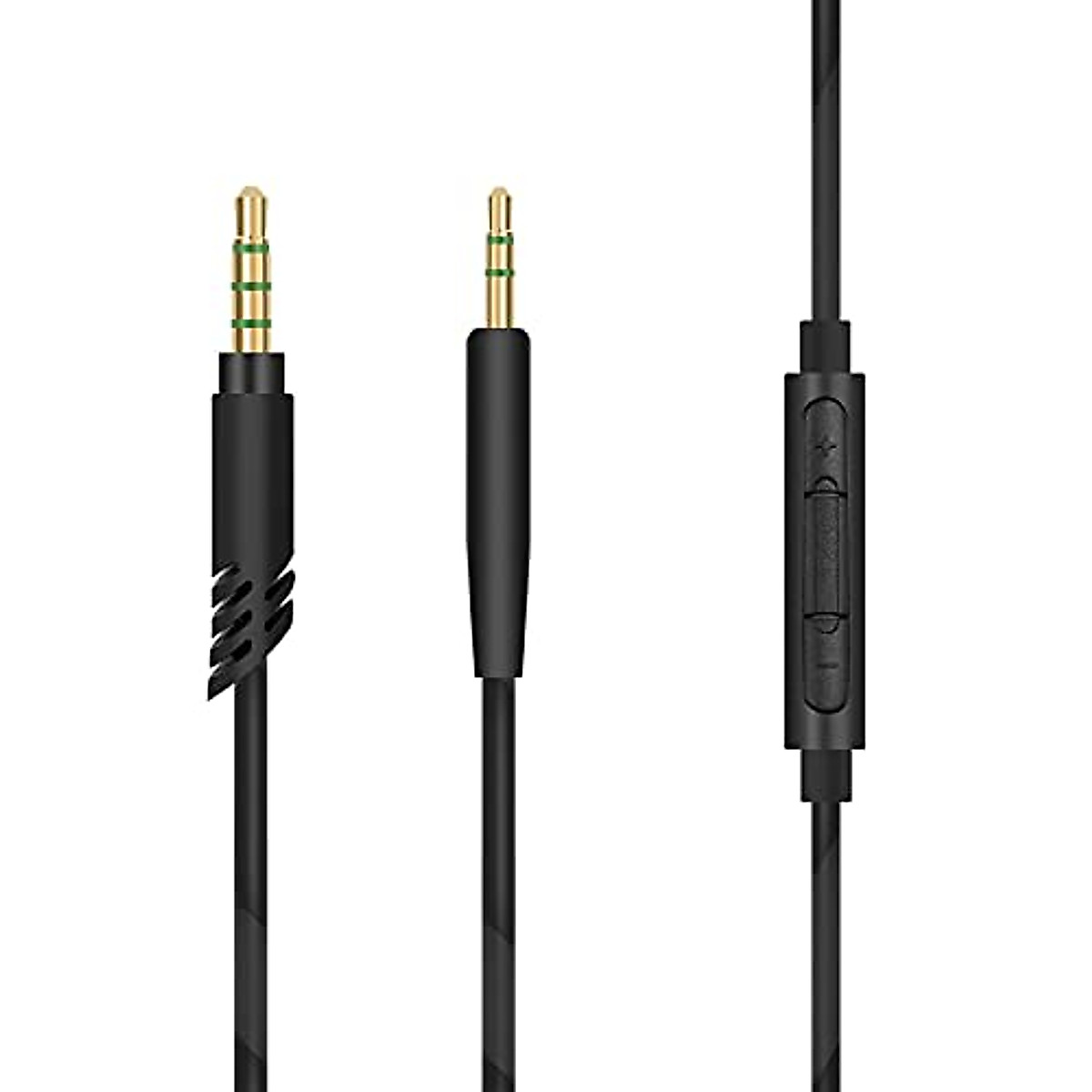 LinkIdea Audio Cable with Mic for Bose QuietComfort SE, 700NC, QuietComfort 35 II, QC 25, QC35, QCSE Headphones, 2.5mm TRRS to TRS Replacement Aux Cord with Inline Microphone (5 ft / 1.5 m)