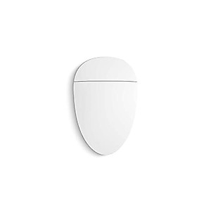 Kohler K-5401-PA-0 Veil Comfort Height Skirted One-Piece Elongated Dual-Flush Intelligent toilet, White