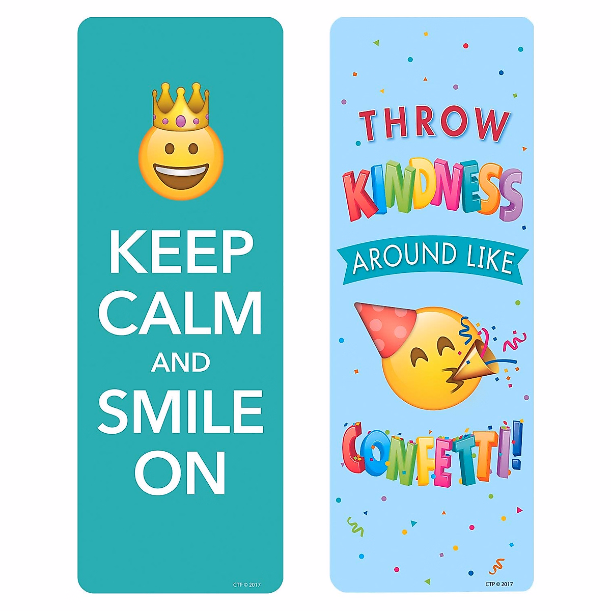 Creative Teaching Press Emoji Fun Motivational Quotes Bookmarks, Pack of 30
