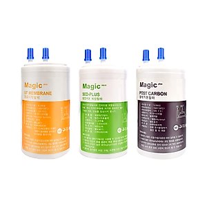 FilterTech 3EA Replacement Water Filter Set for Cuckoo CP-PS011G 5.5 Inch Filter 1 year Set White