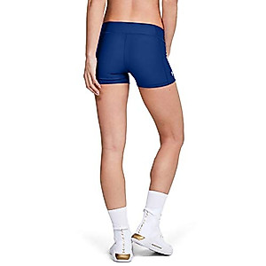 Under Armour Women's Team Shorty 3 , Royal Blue (400)/White , Small